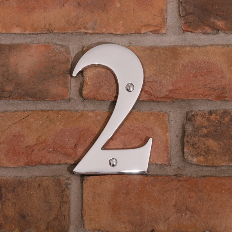 Best Chrome House Numbers | 20 Most Popular | Choice Mart UK