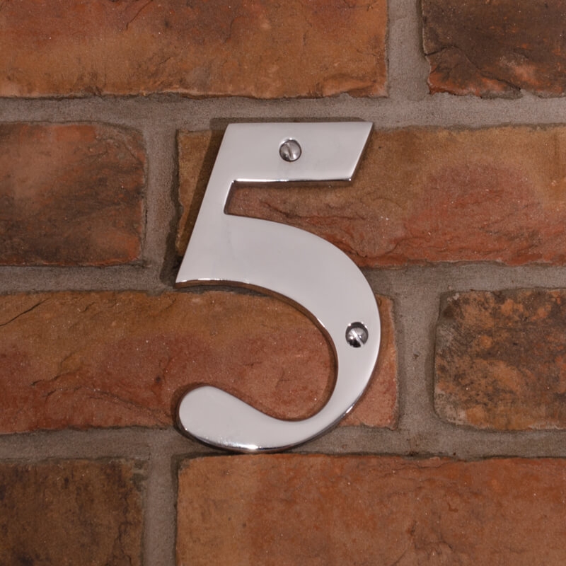 Best Chrome House Numbers | 20 Most Popular | Choice Mart UK