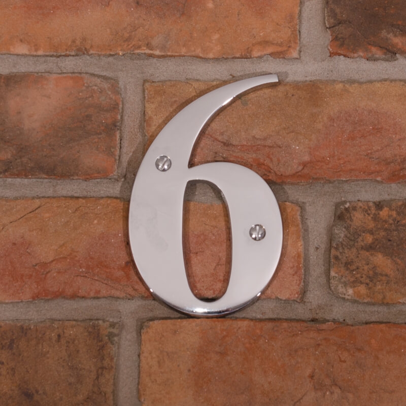 Best Chrome House Numbers | 20 Most Popular | Choice Mart UK