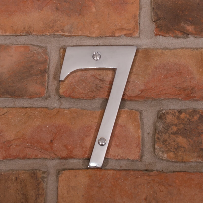 Best Chrome House Numbers | 20 Most Popular | Choice Mart UK