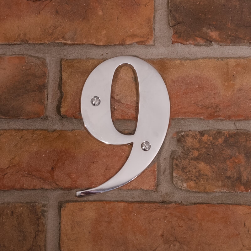Best Chrome House Numbers | 20 Most Popular | Choice Mart UK